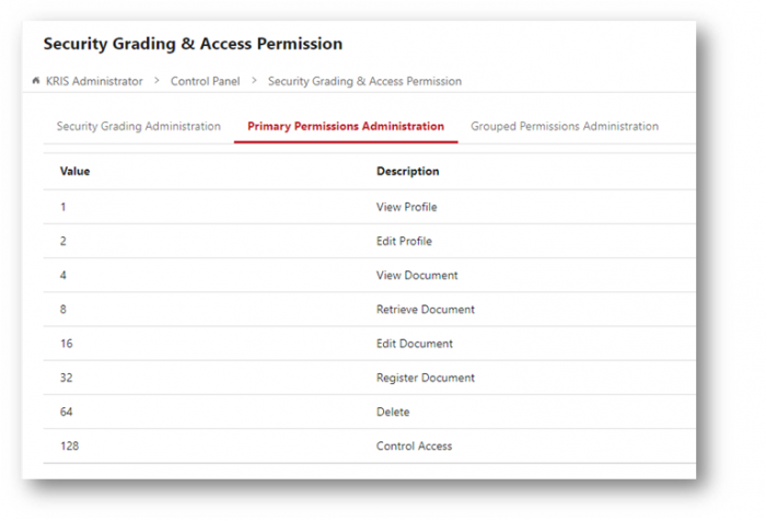 Configuring Security Grading Settings