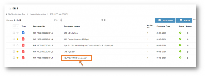 Viewing a Document