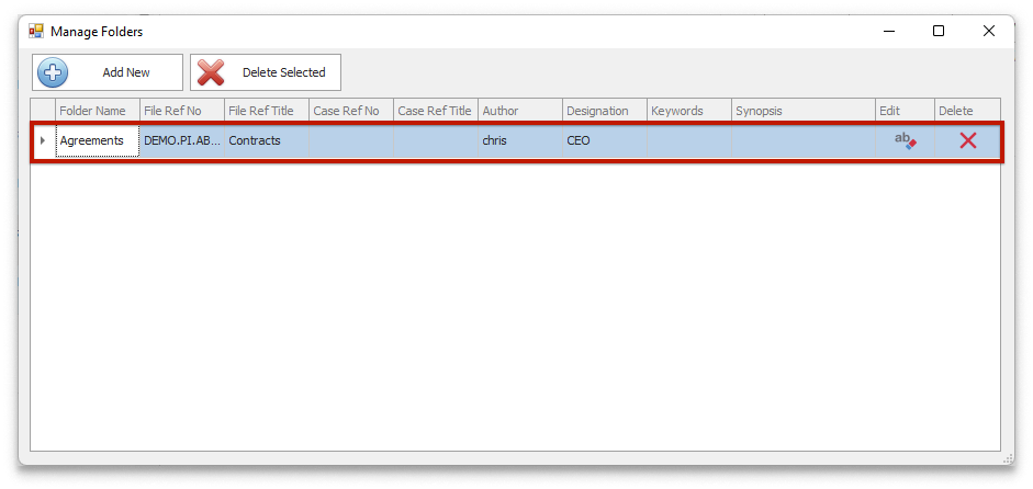 Advanced Email Filing – Mapping an Outlook Folder to a KRIS Folder