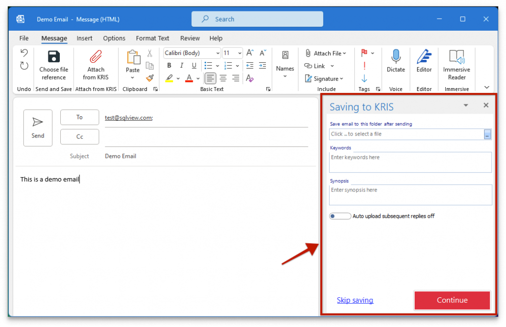 Mandatory Filing Prompt