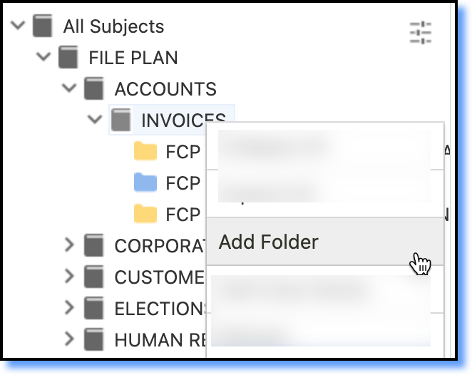 Creating a Physical/Hybrid Folder